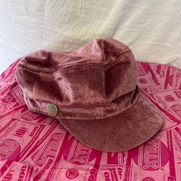 Accessories | Pink Velvet Hat | Poshmark